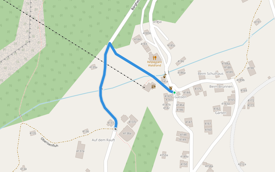 Isenfluh in Bern | Walking Map