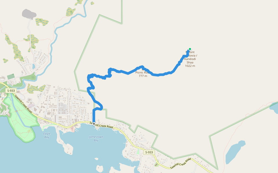 Mt. Verstovia Trail in Alaska | Walking Map