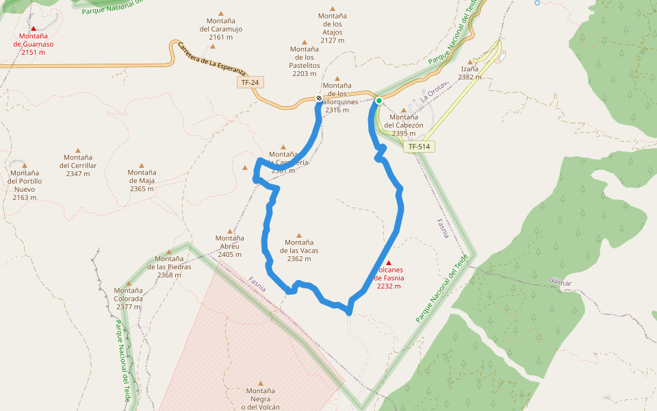 S-20 Fasnia Volcano Hiking Trail - Canarias | Pacer