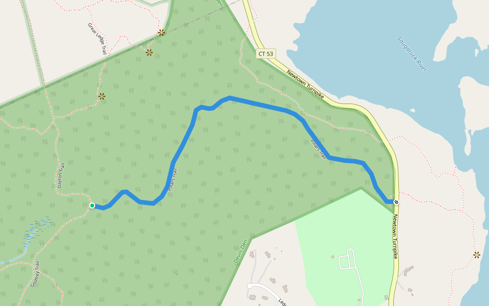 Pillars Trail in Connecticut | Walking Map