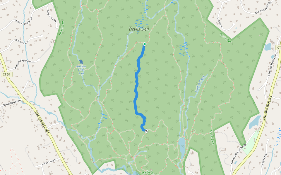 Hiltebeitel Trail in Connecticut | Walking Map