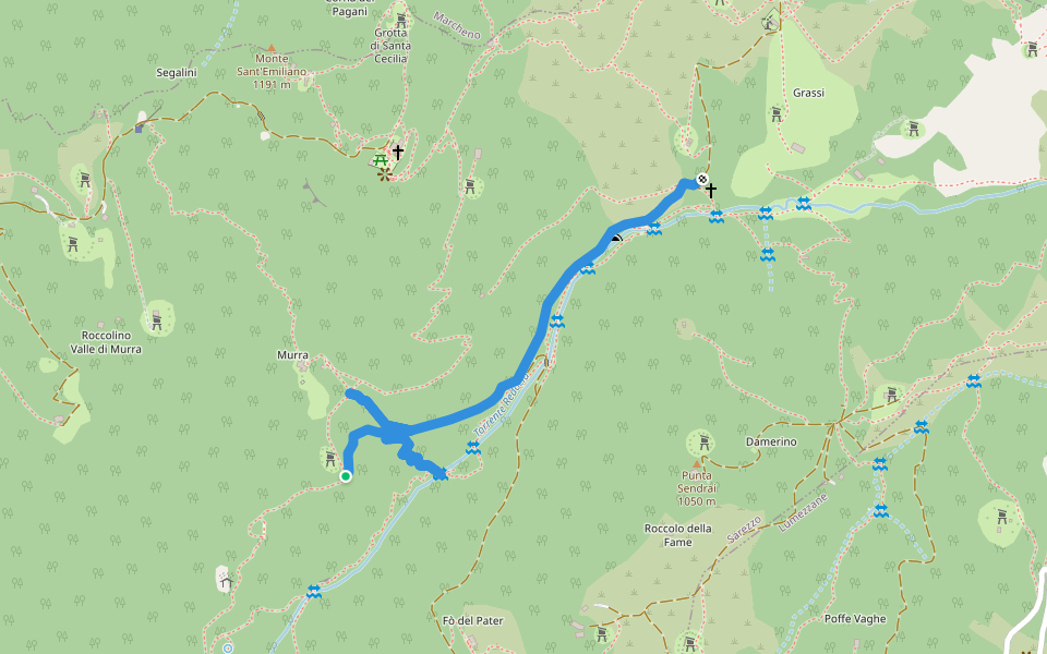 Sarezzo - Connection path 362 - 359 | Walking Map