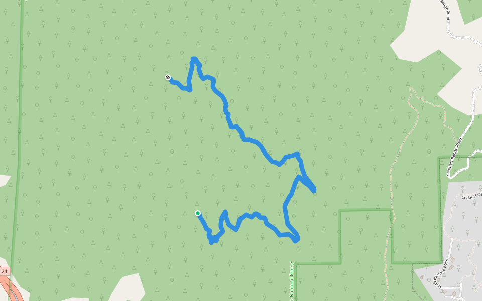 Waldo Canyon Loop in Colorado | Walking Map