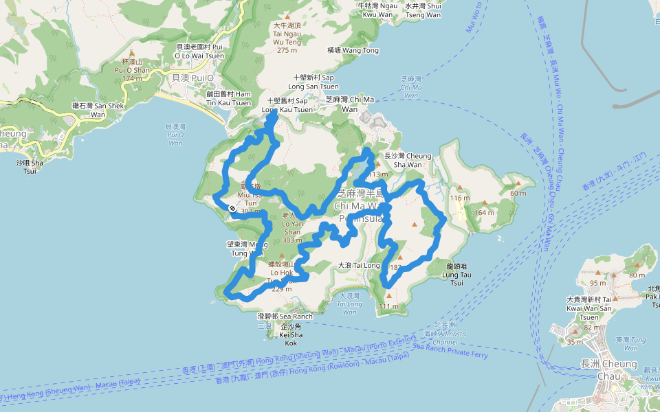 Chi Ma Wan Country Trail Hiking - Hong Kong, New Territories | Pacer