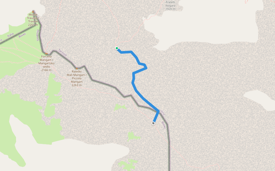 Italian via ferrata | Walking Map