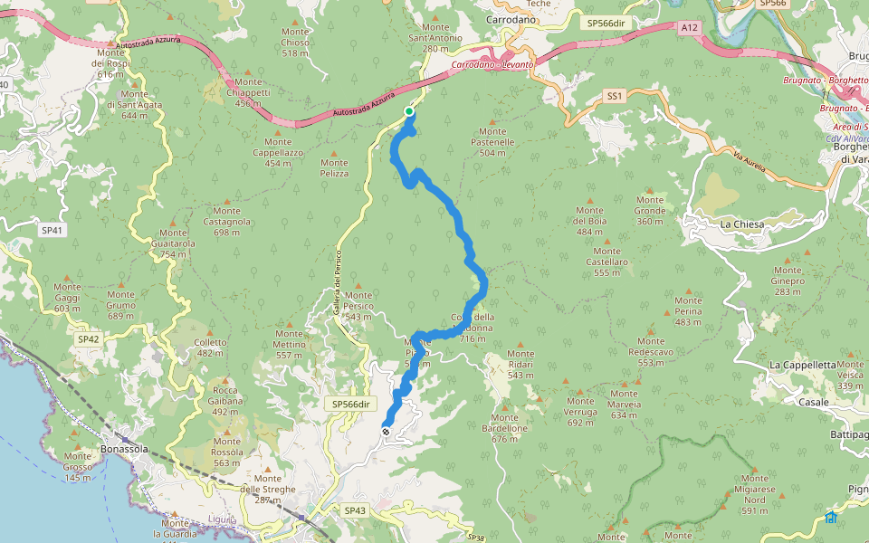 Case Cadato - Punta Leccio - Casa I Podi - Monte Piano - Monte Pistone ...