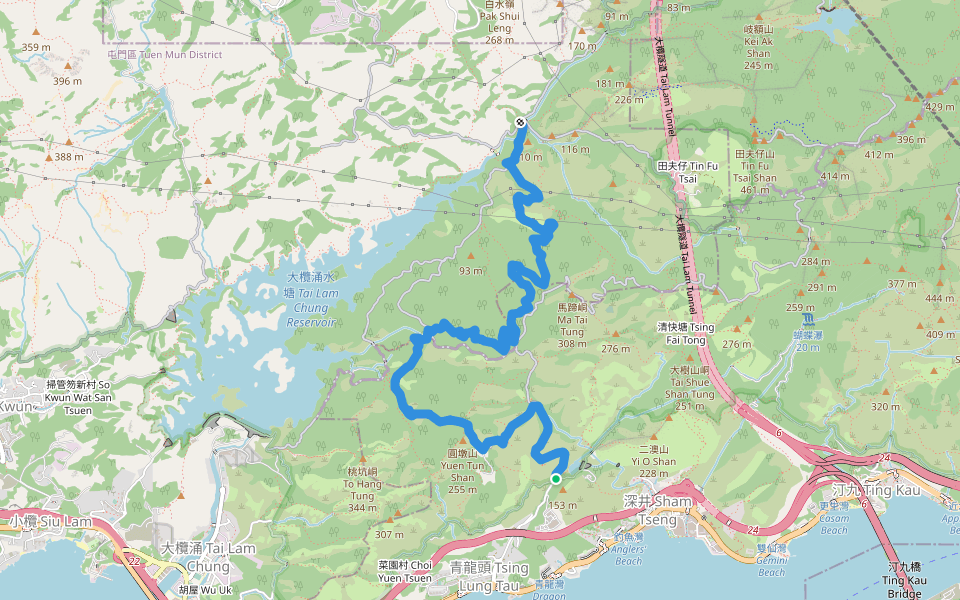 Yuen Tun Country Trail in New Territories | Walking Map