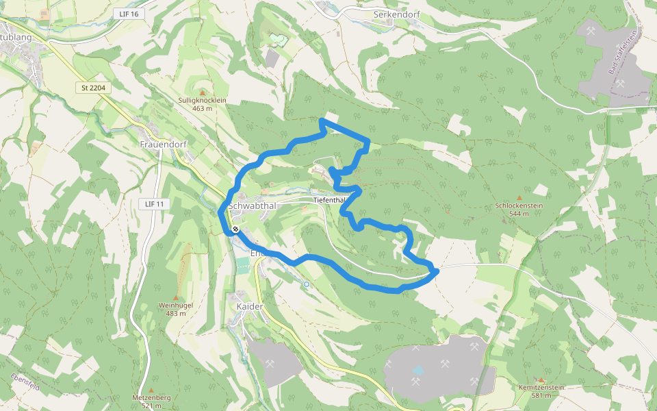 Bittmannstein circular route Hiking Trail - Bad Staffelstein, Bayern ...
