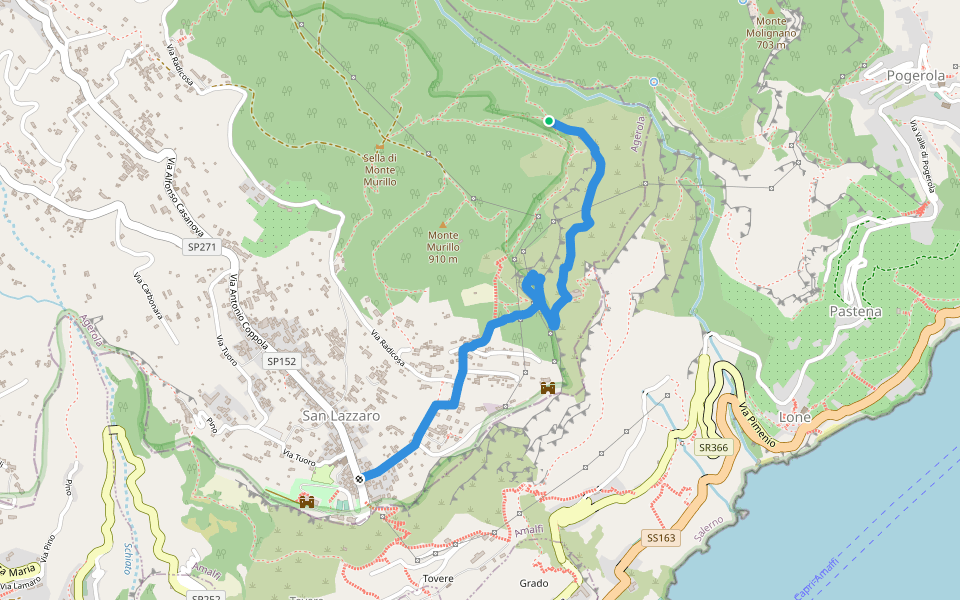 Cospito via ferrata Hiking Trail - Pianillo, Campania | Pacer