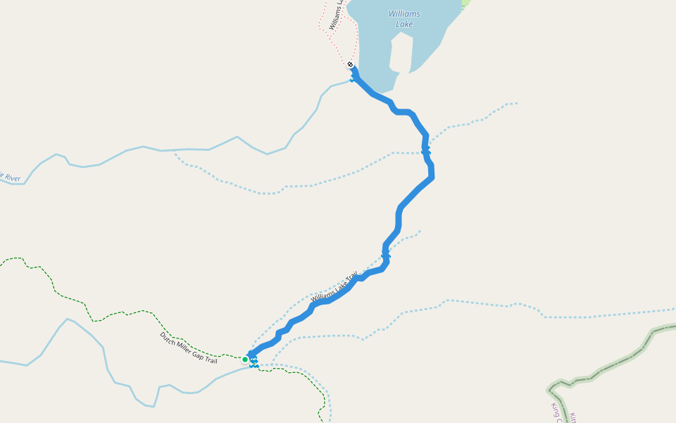 Williams Lake Trail in Washington | Walking Map