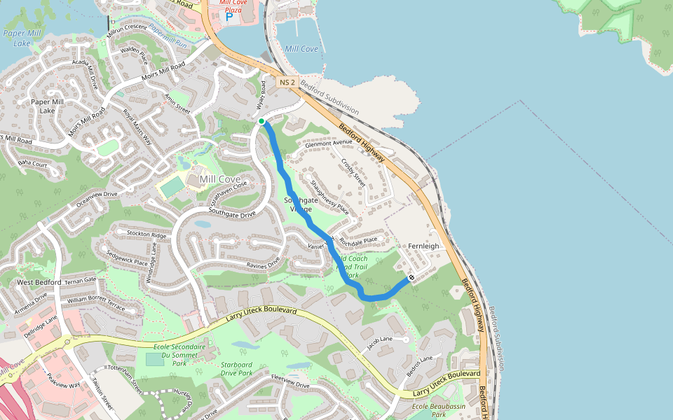 Old Coach Road Trail in Nova Scotia | Walking Map