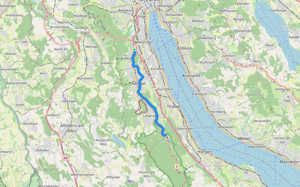 Zurich Manegg - Visitor Center Hiking Trail - Rüschlikon, Zürich | Pacer