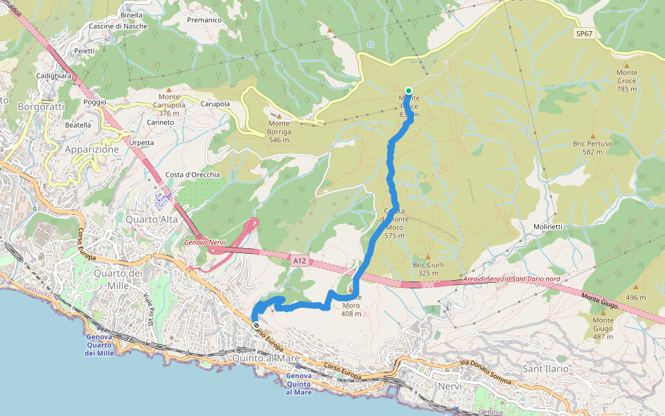 Fifth - Monte Fasce Walking And Running Trail - Genova, Liguria | Pacer