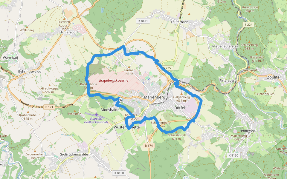 Ww around Marienberg Hiking Trail - Sachsen | Pacer