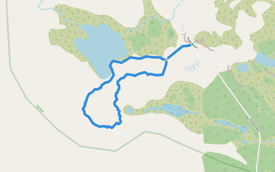 The primeval forest loop | Walking Map