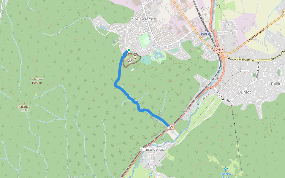 Brașov (cartier Noua) - Valea Larga Mare - Dâmbul Morii Walking And ...