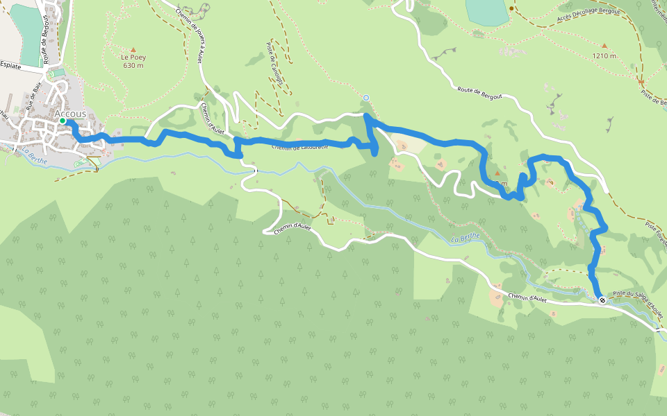 Path of Aulet asp28 in Nouvelle-Aquitaine | Walking Map