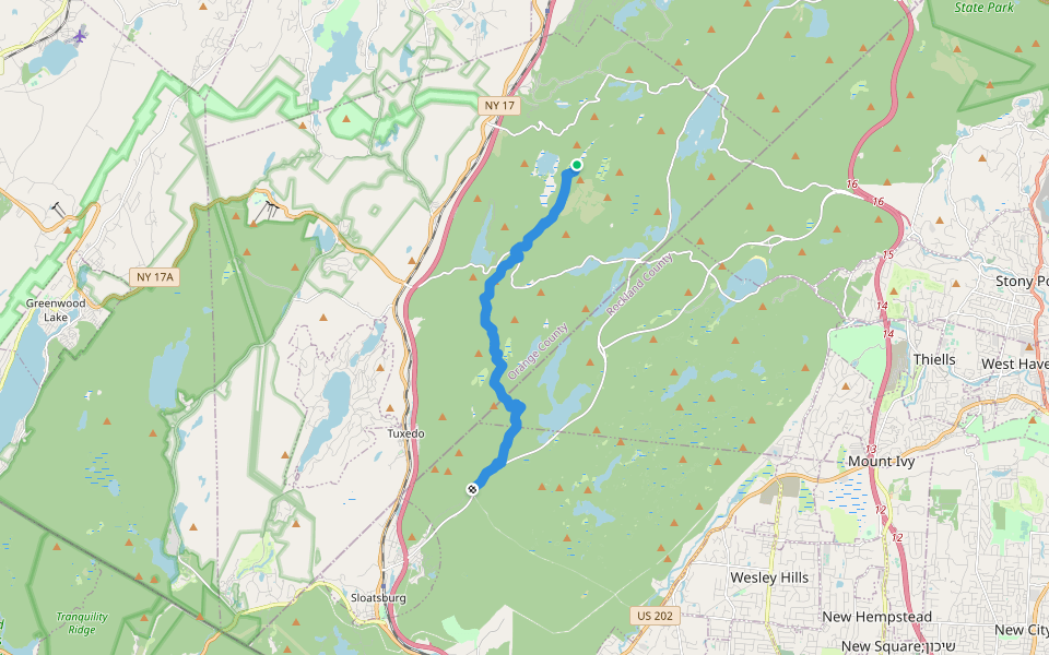White Bar Trail Hiking - Southfields, New York | Pacer