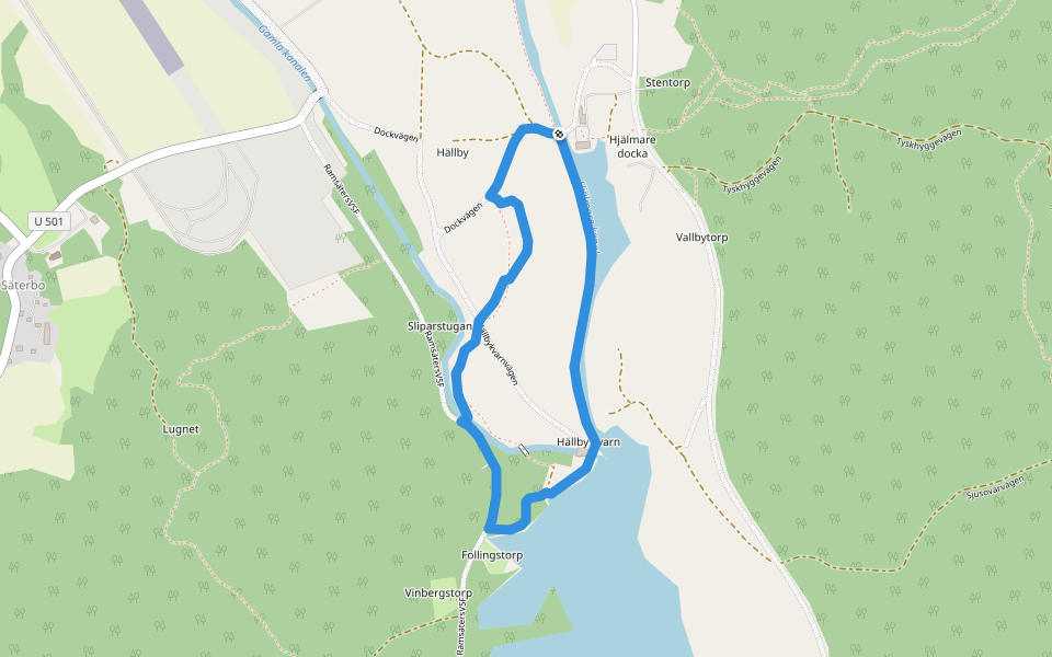 The small canal loop | Walking Map