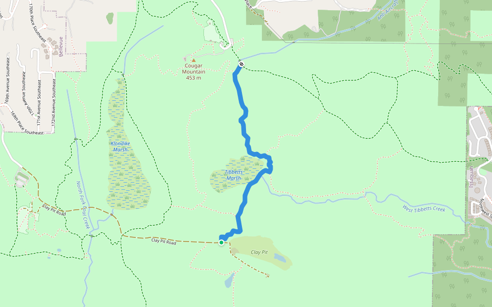Tibbett's Marsh Trail in Washington | Walking Map