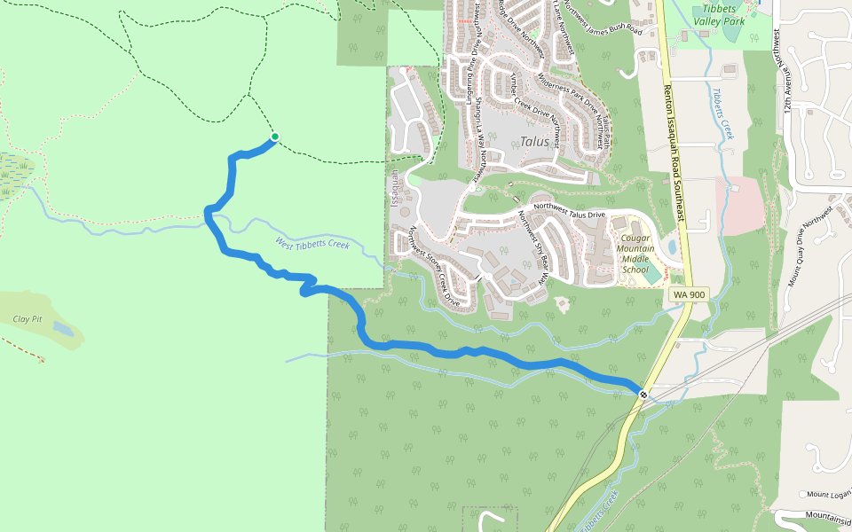 Sendero de la cresta del oso in Washington | Walking Map