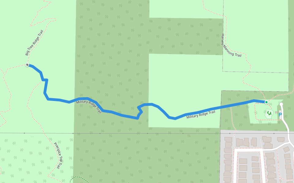 Military Ridge Trail in Washington | Walking Map