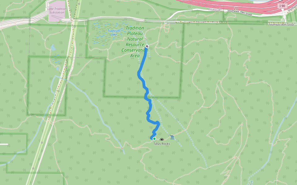 Nook Trail in Washington | Walking Map