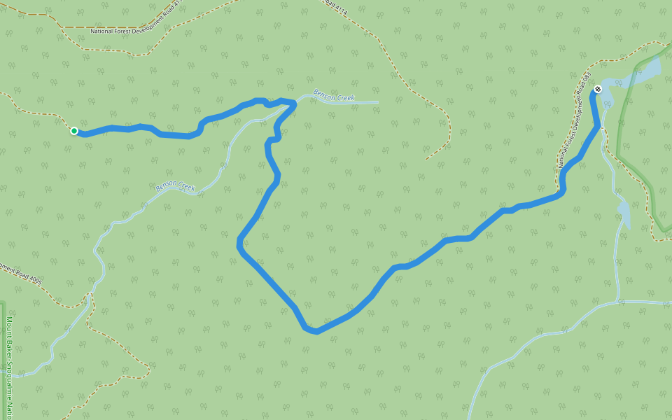 Canyon Lake Trail in Washington | Walking Map