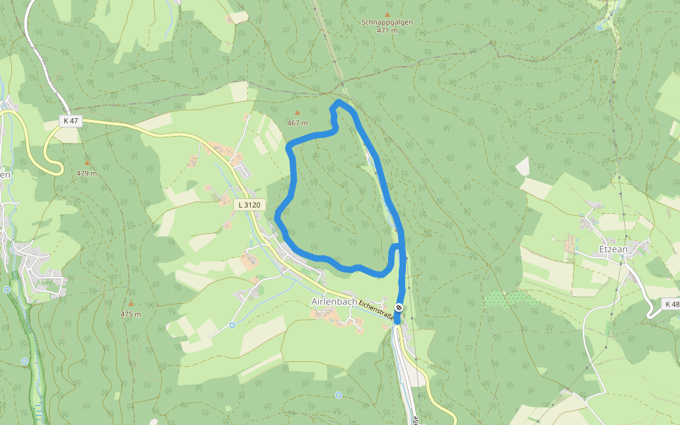 Circular hiking trail Beerfelden Dicke Eiche 4: Hardt-Weg in Hessen ...