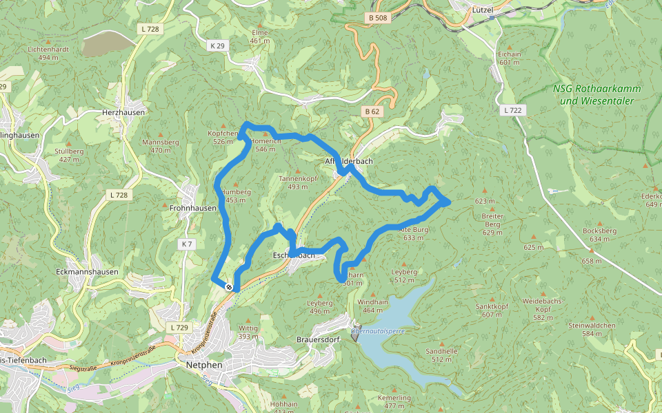 Celtic path Netphen Hiking Trail - Nordrhein-Westfalen | Pacer