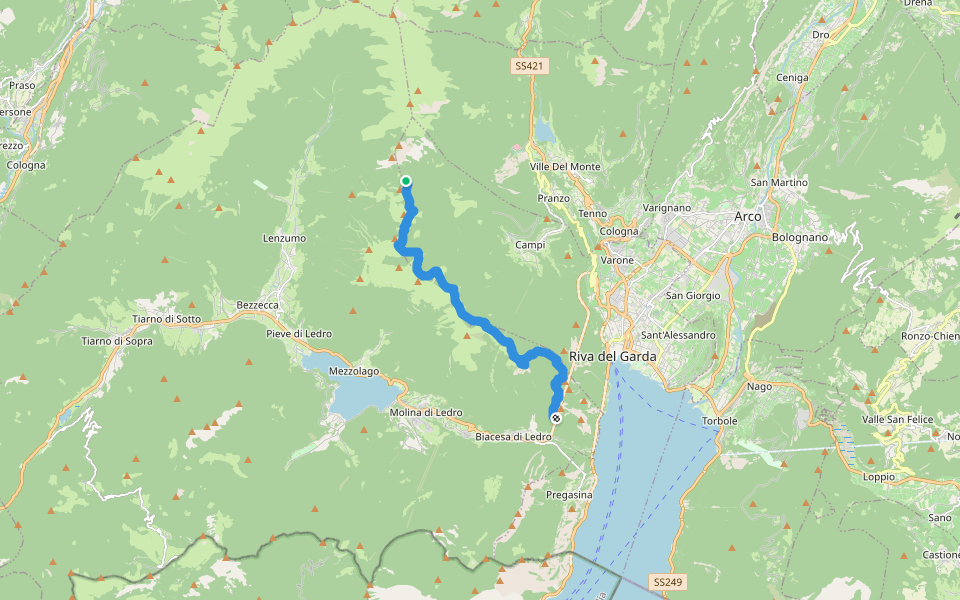 ALPIEDI path Ledro Alps Trek - stage n. 3 | Walking Map