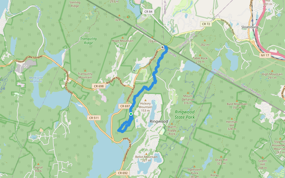 Cooper Union Trail in New Jersey | Walking Map