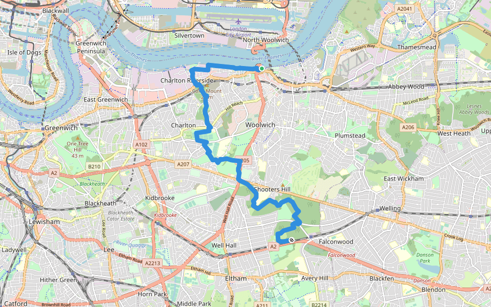 Capital Ring (Section 01) Hiking Trail - London, England | Pacer