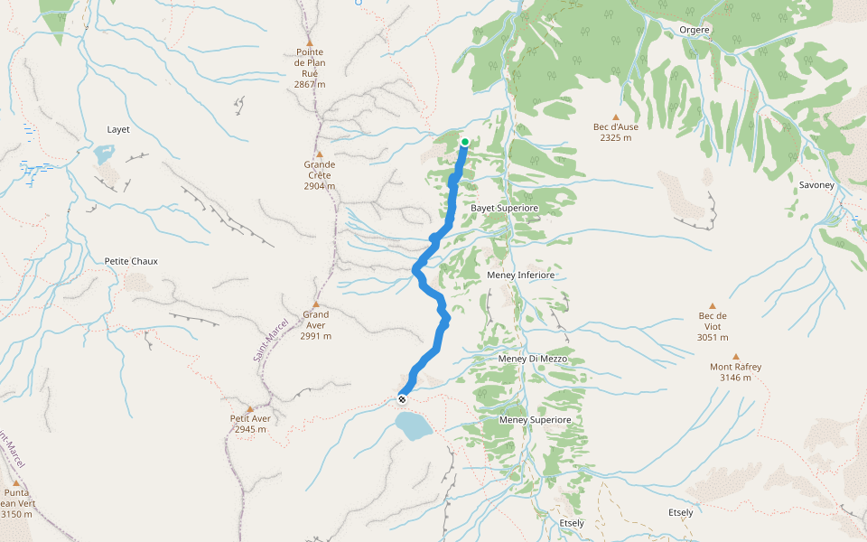 Path 7C - Arcolo-Lavodilec lake | Walking Map