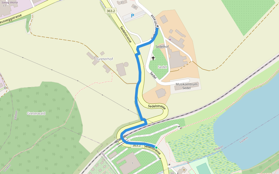 Rootsee West - Sädel Hiking Trail - Emmen, Kanton Luzern | Pacer