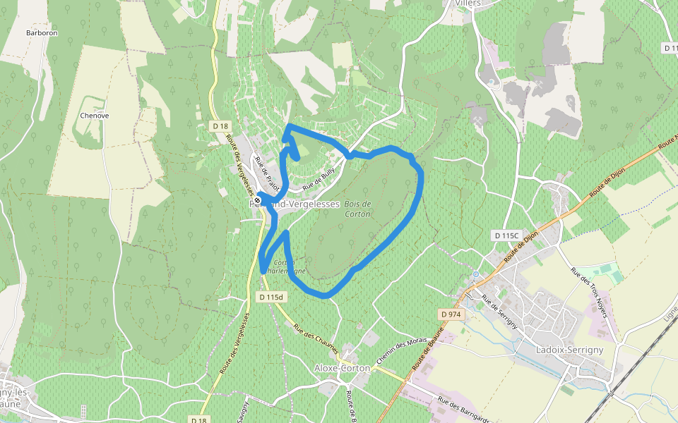 Tour de la Butte de Corton Walking And Running Trail | Pacer