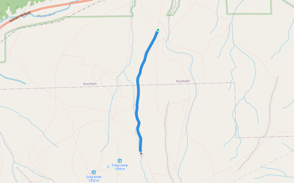 Short Line Trail in New Hampshire | Walking Map
