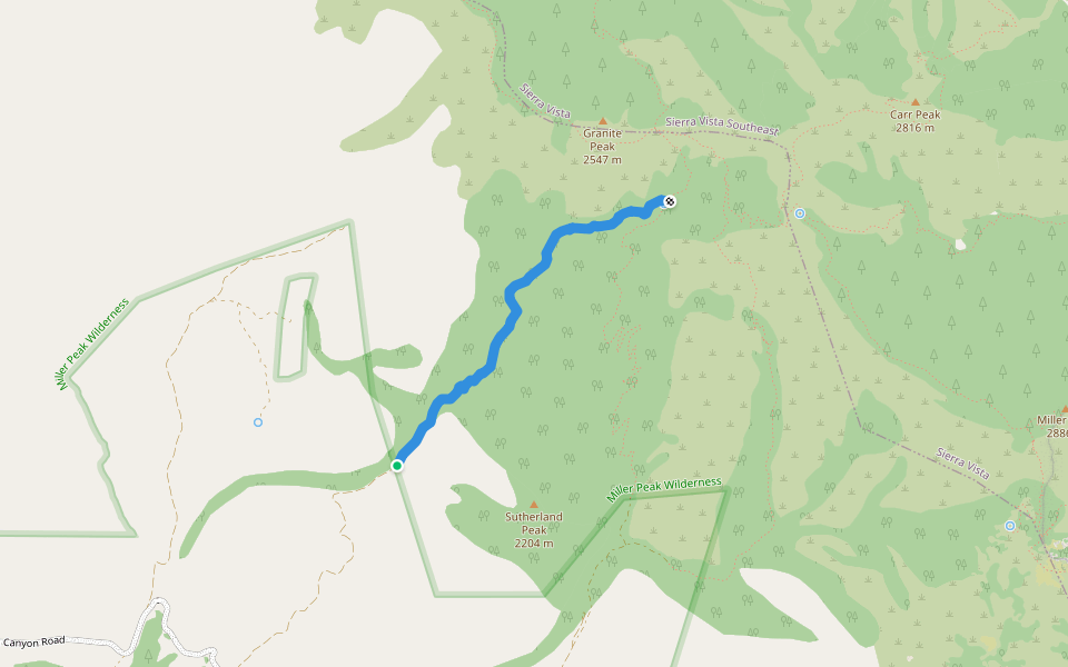 Bear Canyon Trail #125 Hiking - Hereford, Arizona | Pacer