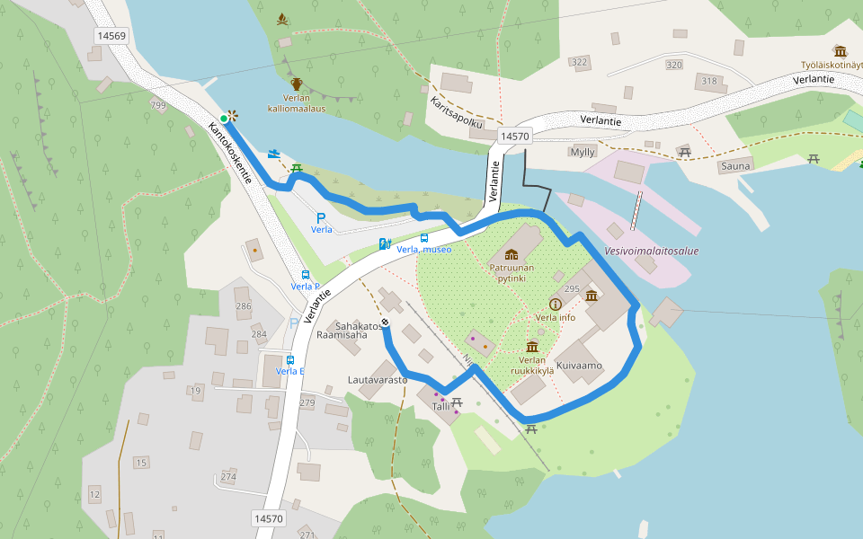 Verla's history trail in Kymenlaakso | Walking Map