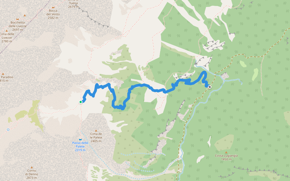 Path of the Dena Walking And Running Trail - Trentino-South Tyrol | Pacer