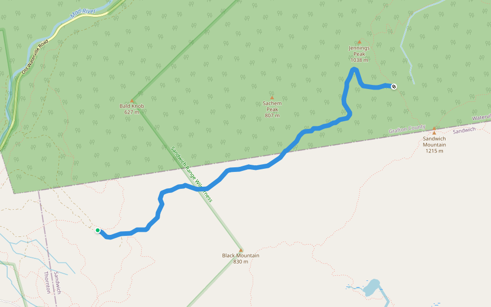 Smarts Brook Trail in New Hampshire | Walking Map