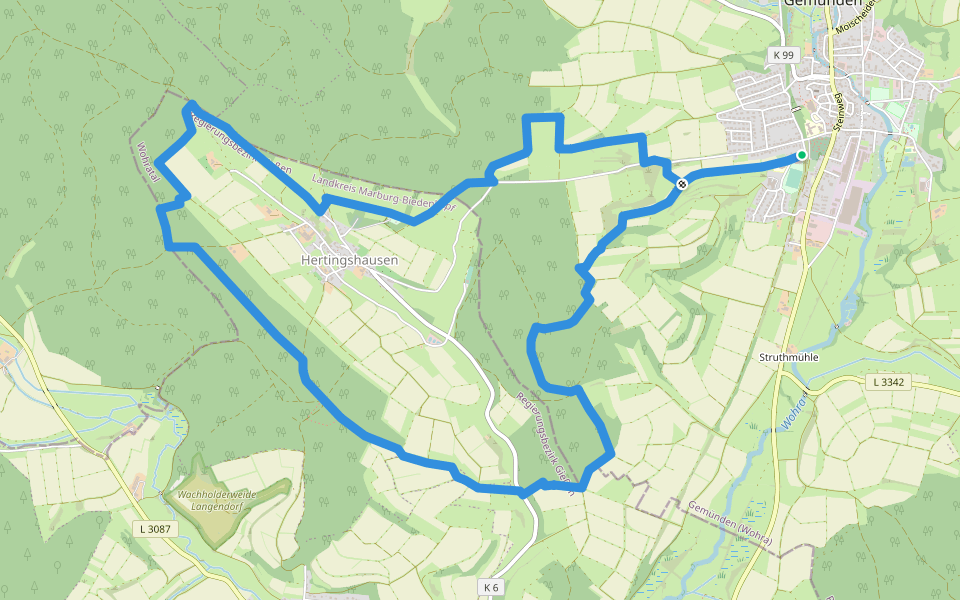 Extratour Galgenberg Hiking Trail - Gemünden (Wohra), Hessen | Pacer