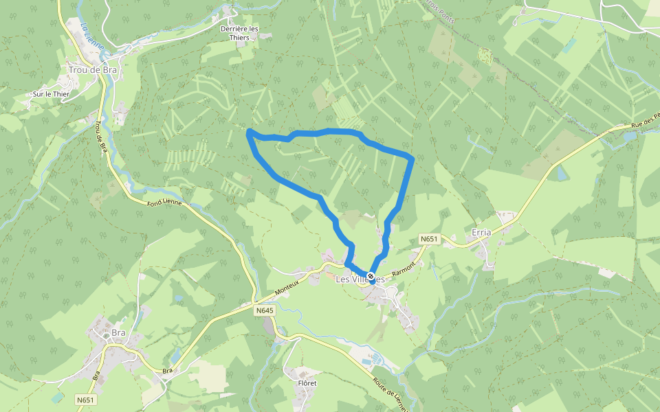 Lierneux 14 Hiking Trail - Région Wallonne | Pacer