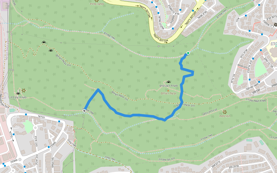 Goat Hill Ecological Corridor in Haifa District | Walking Map
