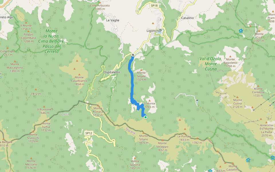 Ligonchio lakes - Rio Re refuge - Lama di Mezzo saddle Walking And ...