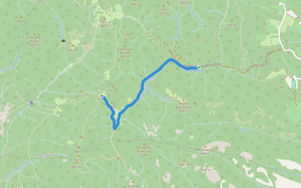 Narrow Vallicina Hiking Trail - Roccagiovine, Lazio | Pacer