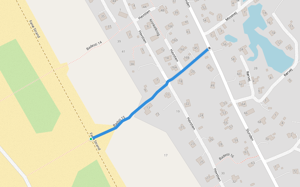 Bathing path 15 Walking And Running Trail - Fanø | Pacer