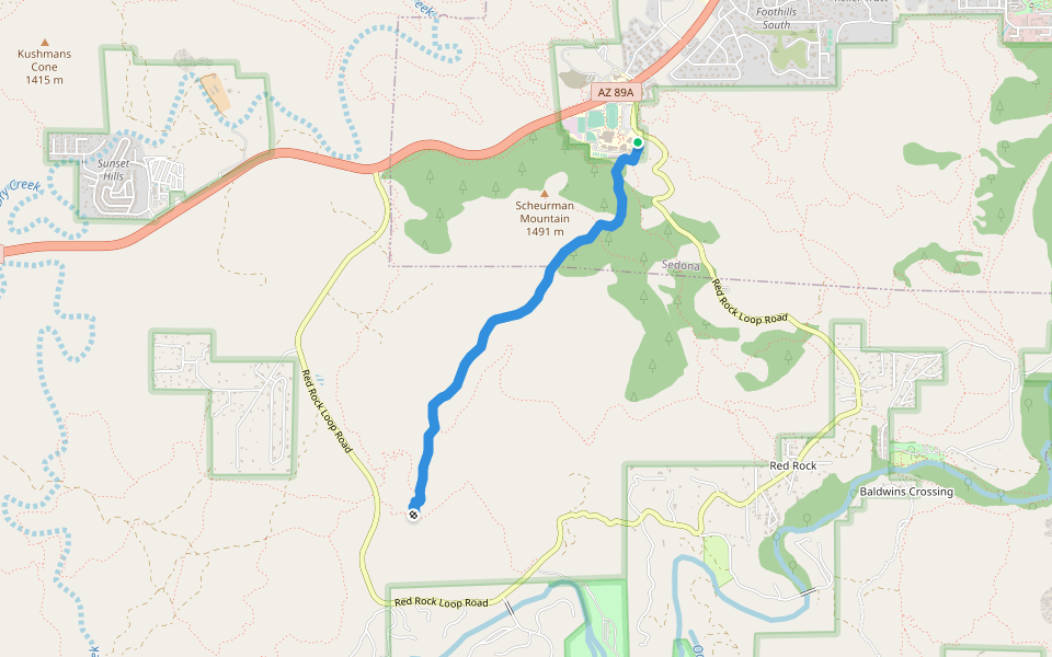 Schuerman Mountain #56 in Arizona | Walking Map