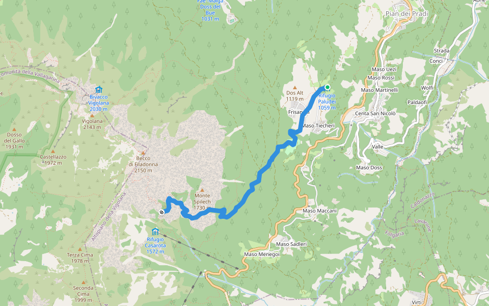 Equipped path of the shepherds | Walking Map