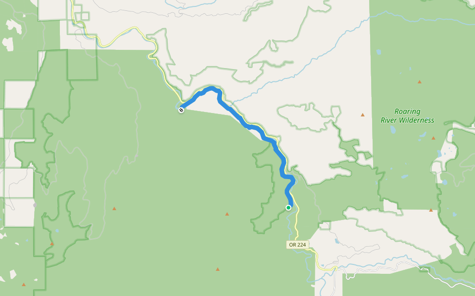 Clackamas River Trail #715 in Oregon | Walking Map